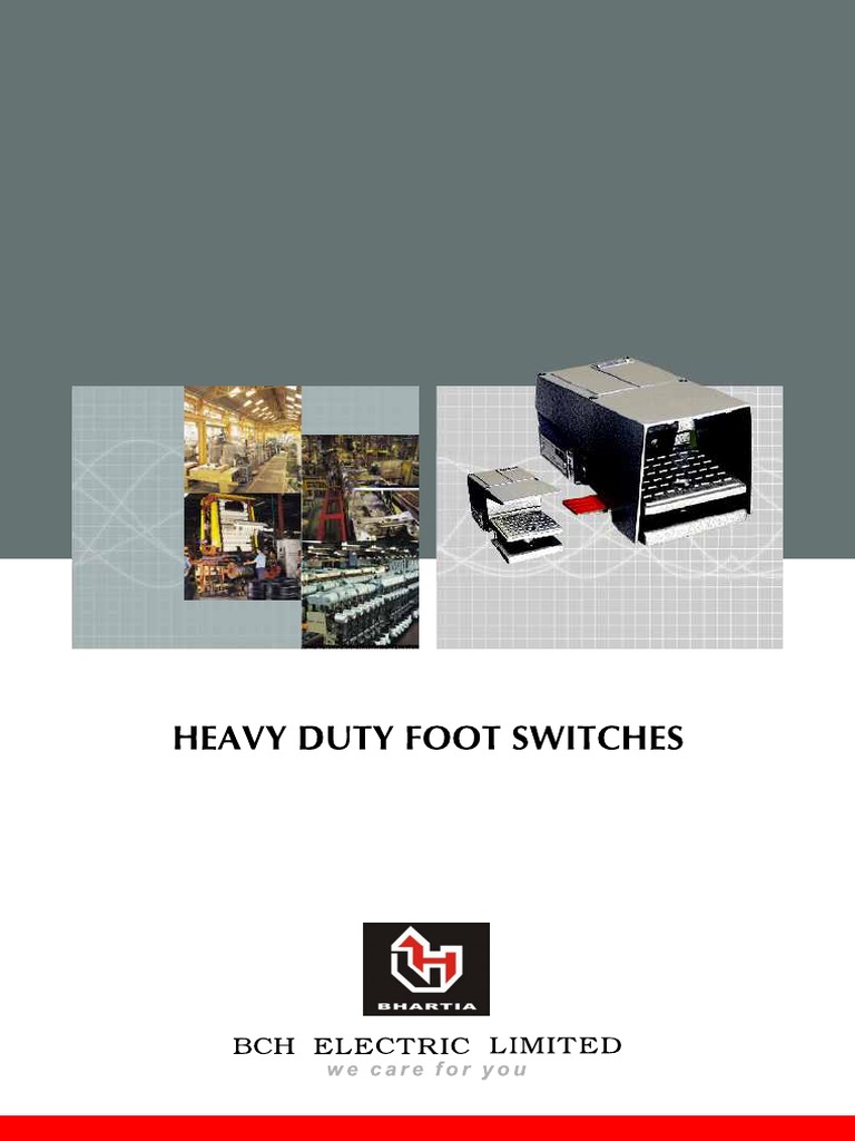 Heavy - Duty - Foot - Switches - BCH India | PDF