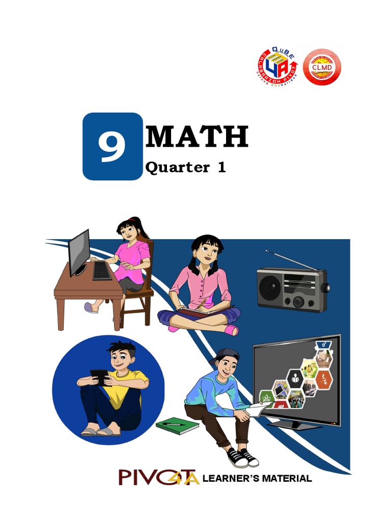 CLMD4A MathG9 | PDF | Quadratic Equation | Equations