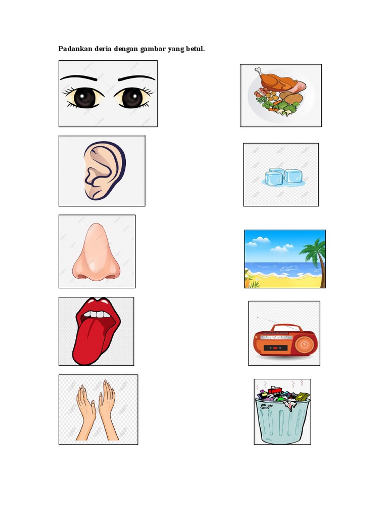 Lembaran Kerja Deria | PDF