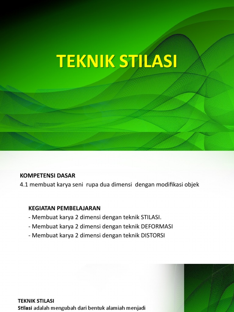 Teknik Stilasi | PDF