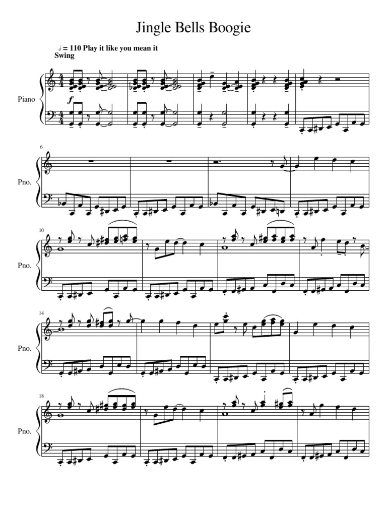 Jingle Bells Boogie | PDF