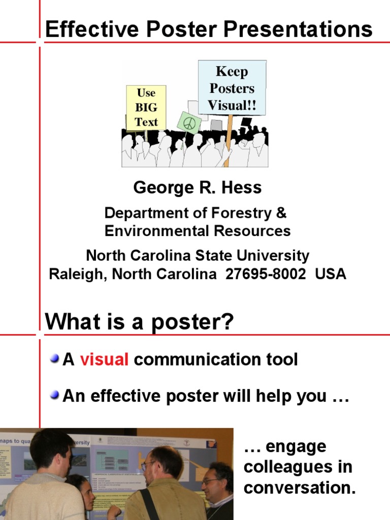 Effective Poster Presentation Tips | PDF