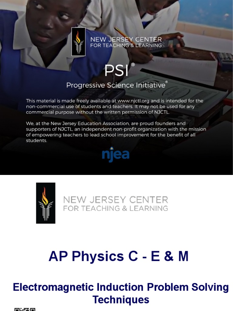 AP Physics C: Electromagnetic Induction Techniques | PDF ...