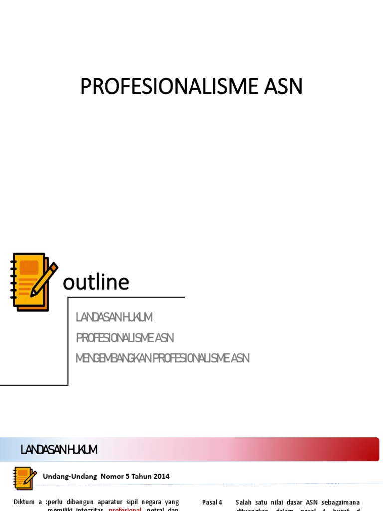 Profesionalisme ASN dalam Pelayanan Publik | PDF