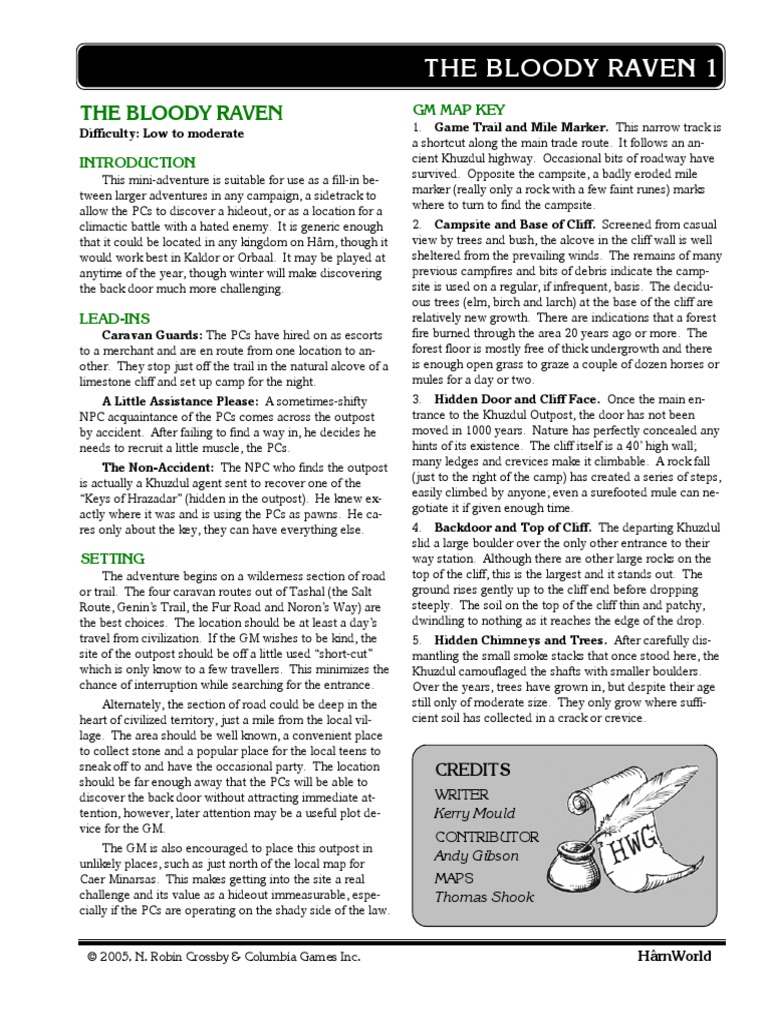 ADV - The Bloody Raven | PDF