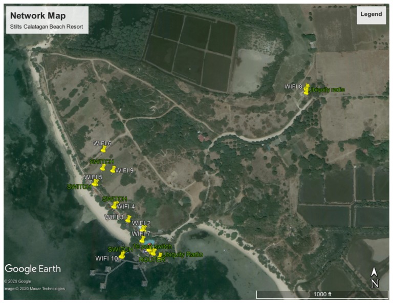 Network Map: Stilts Calatagan Beach Resort | PDF