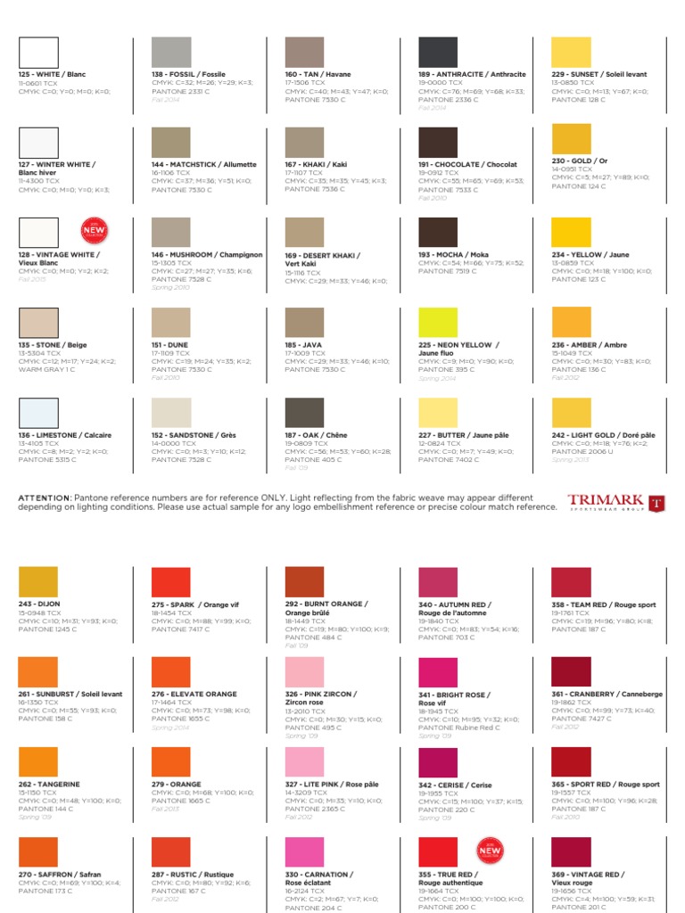 Source Book Swatches Main2015 | PDF | Blue | Color