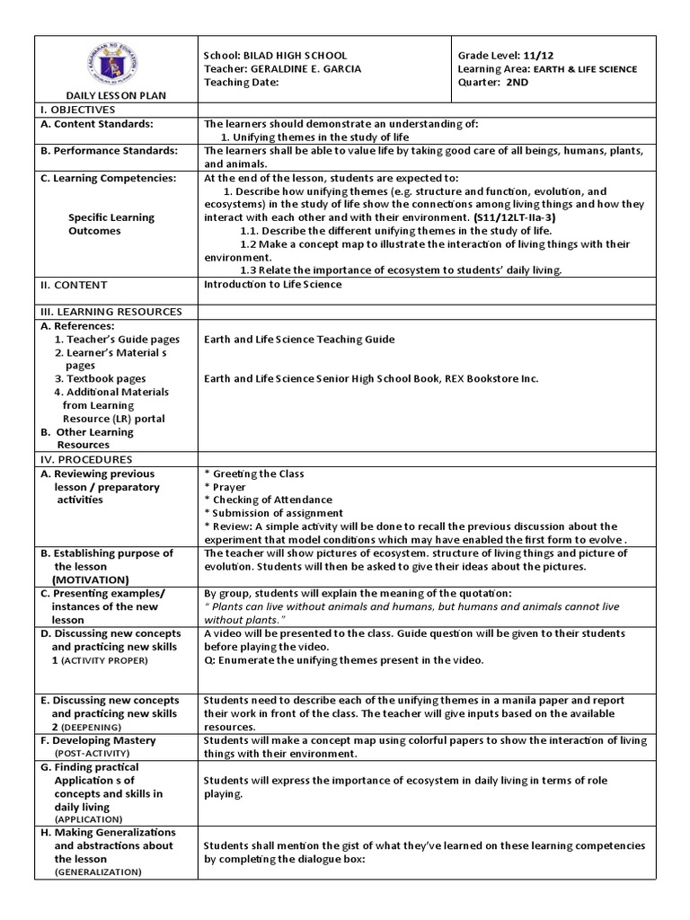 Unifying Themes in Life Science: Understanding the Interconnectedness ...