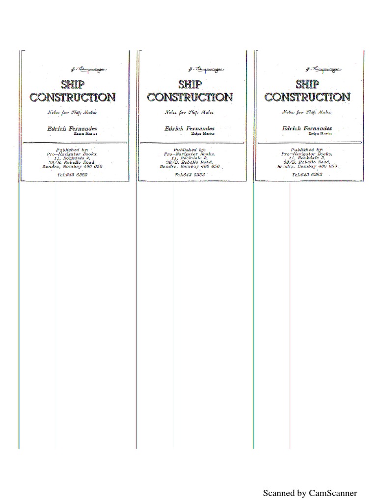 Ship Construction Edrich Fernandes 1 PDF Free | PDF