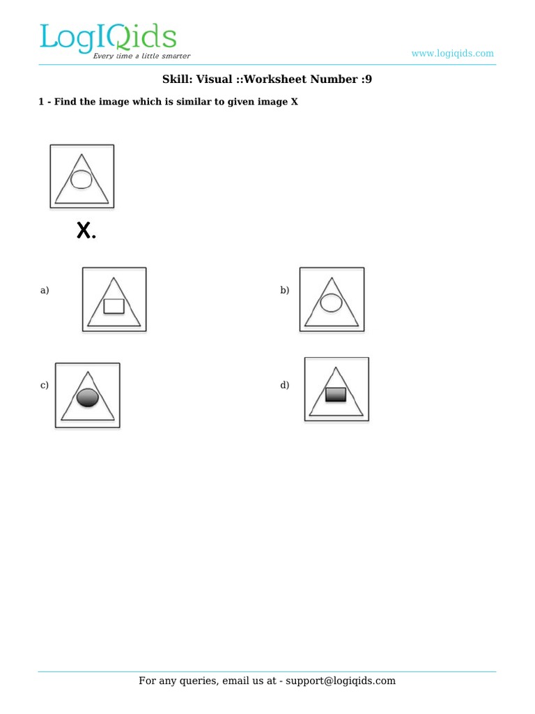 Logiqids Worksheets - Senior KG | Download Free PDF | Computing