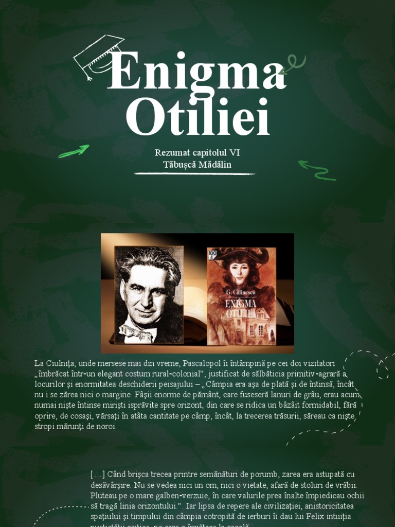 Enigma Otiliei | PDF