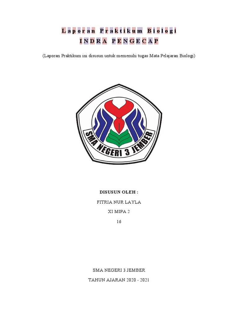 Laporan Praktikum Biologi Indra Pengecap | PDF