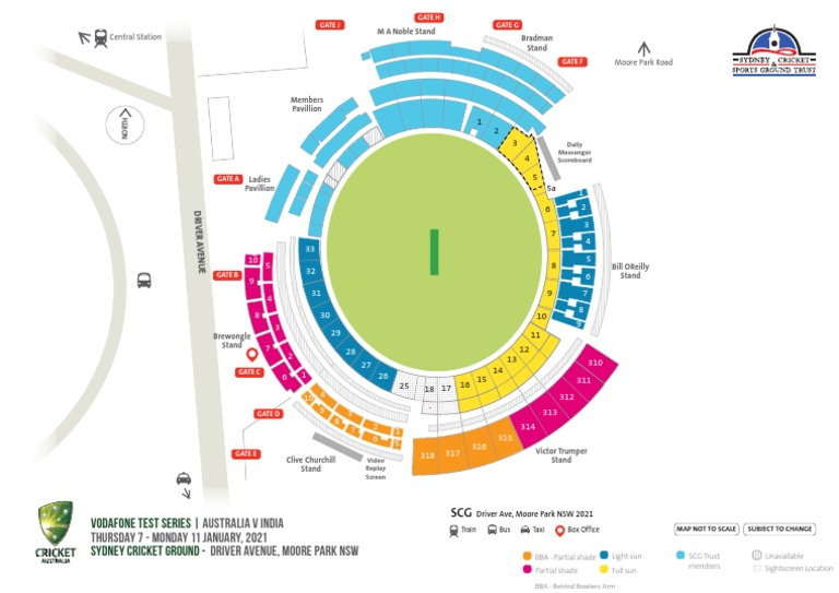 SCG Test Match Final | PDF | Forms Of Cricket | Teams