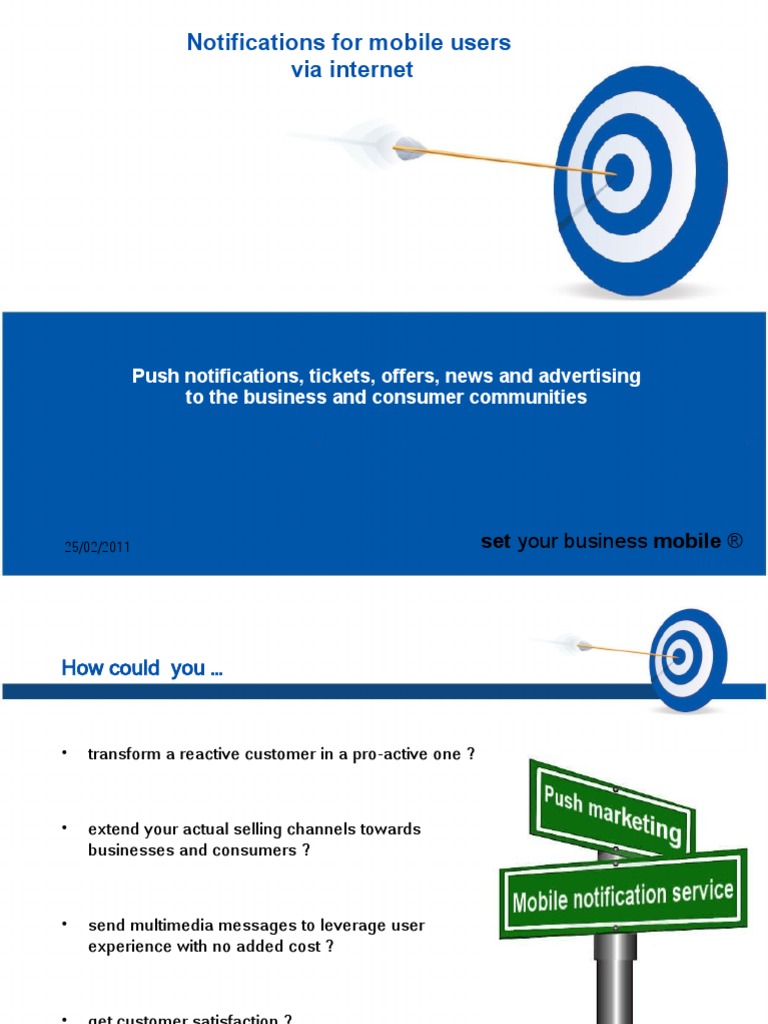 Live Notification Service Features | PDF | Sales | Customer