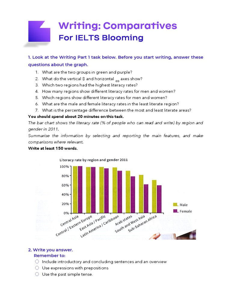 Writing: Comparatives: For IELTS Blooming | PDF | Foreign Language Studies