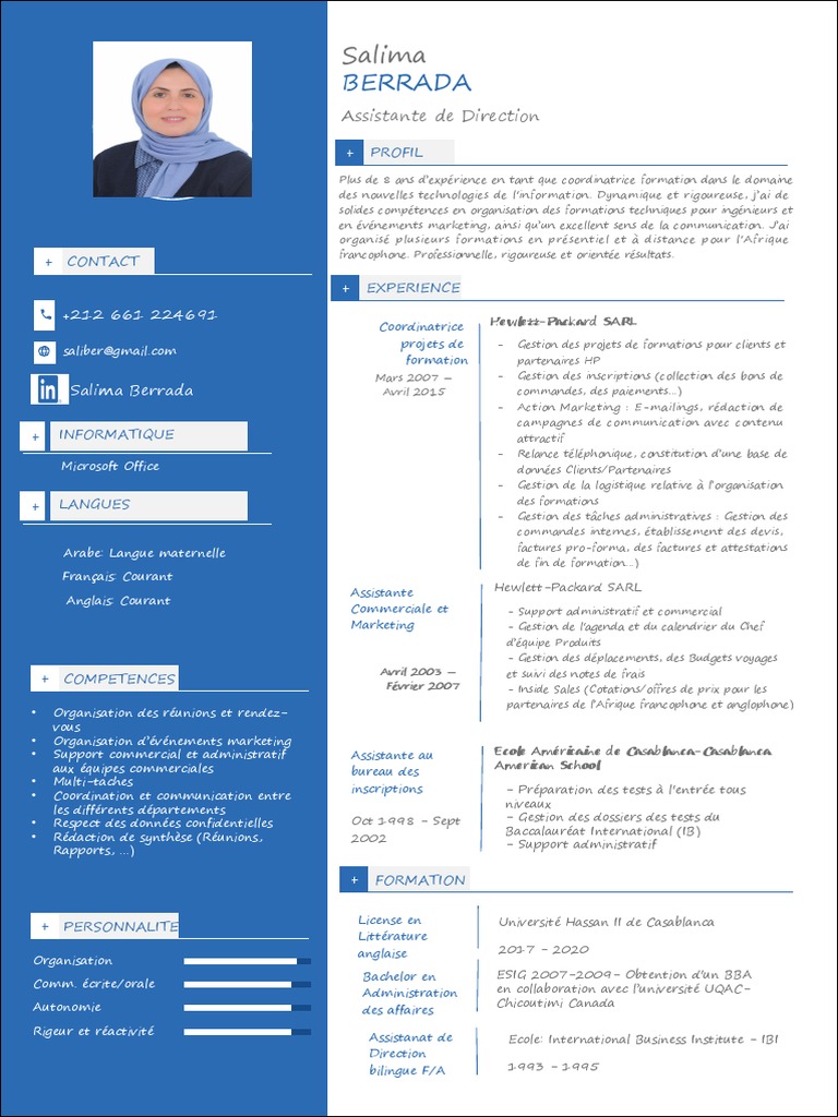 Assistante de Direction expérimentée | PDF | Commercialisation