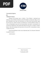 Ofício Solicitacao Quadra Poliesportiva | PDF