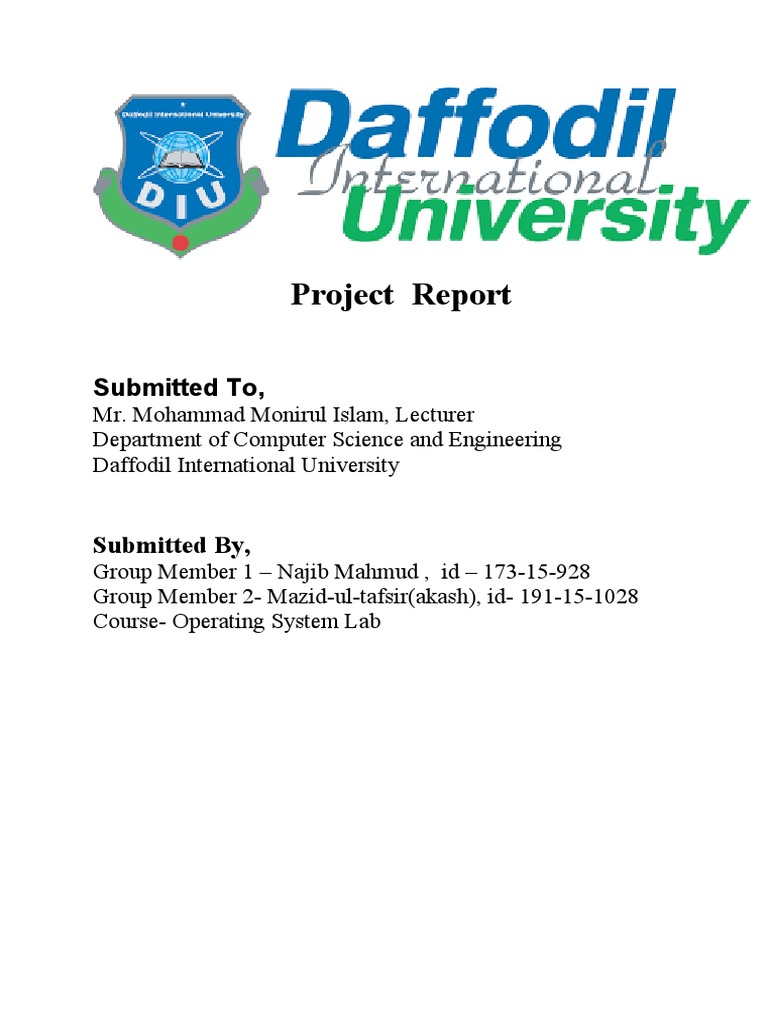 Operating System Lab Project Report | Download Free PDF | Ip Address ...