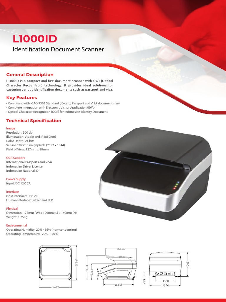 Identification Document Scanner: General Description | PDF | Computers ...