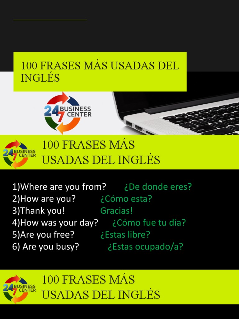 100 Frases En Ingles Pdf