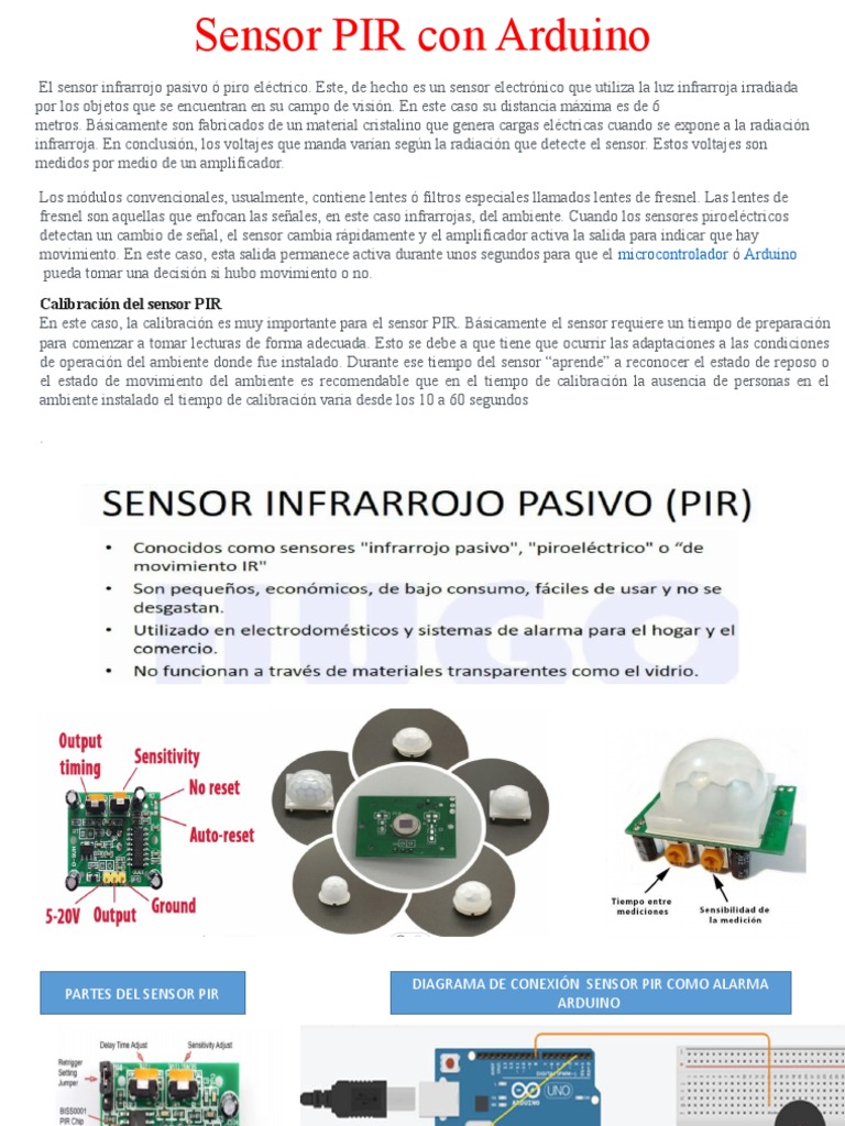 Sensor PIR Con Arduino 2 | PDF | Sensor | Arduino