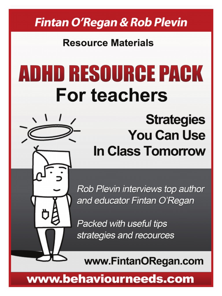 Adhd Supporting Strategies Ebook-Print1 | PDF | Attention Deficit ...