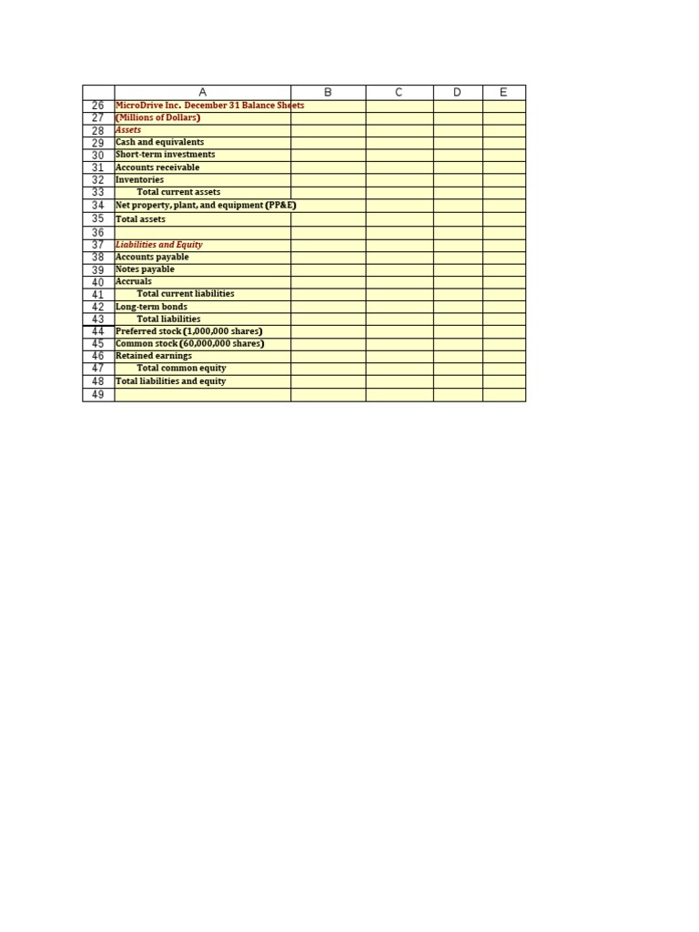 Ch02 Tool Kit | PDF | Equity (Finance) | Depreciation