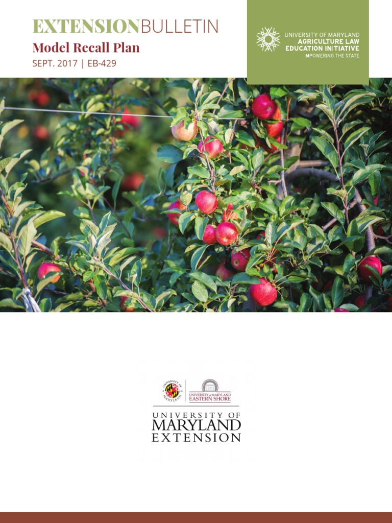 Model Recall Plan | Download Free PDF | Food Safety | Food And Drug ...