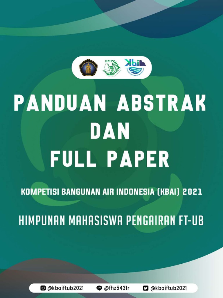 Panduan Abstrak Dan Full Paper | PDF