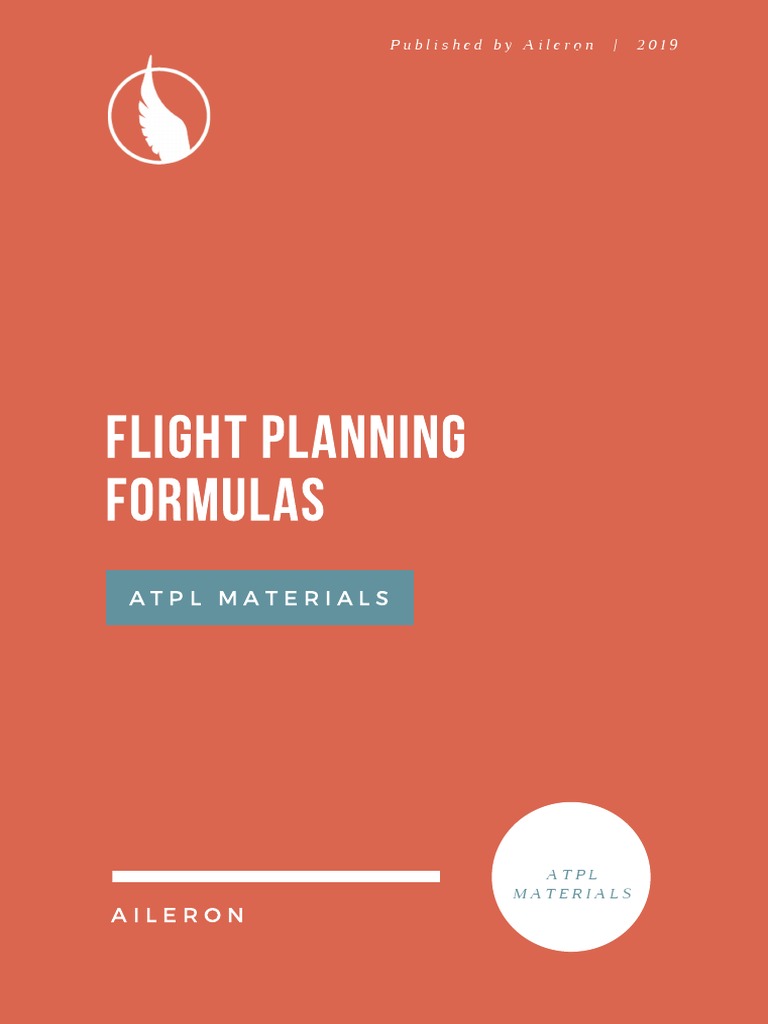 Aileron Flight Planning Formulas 2019 | PDF | Jet Engine | Aeronautics