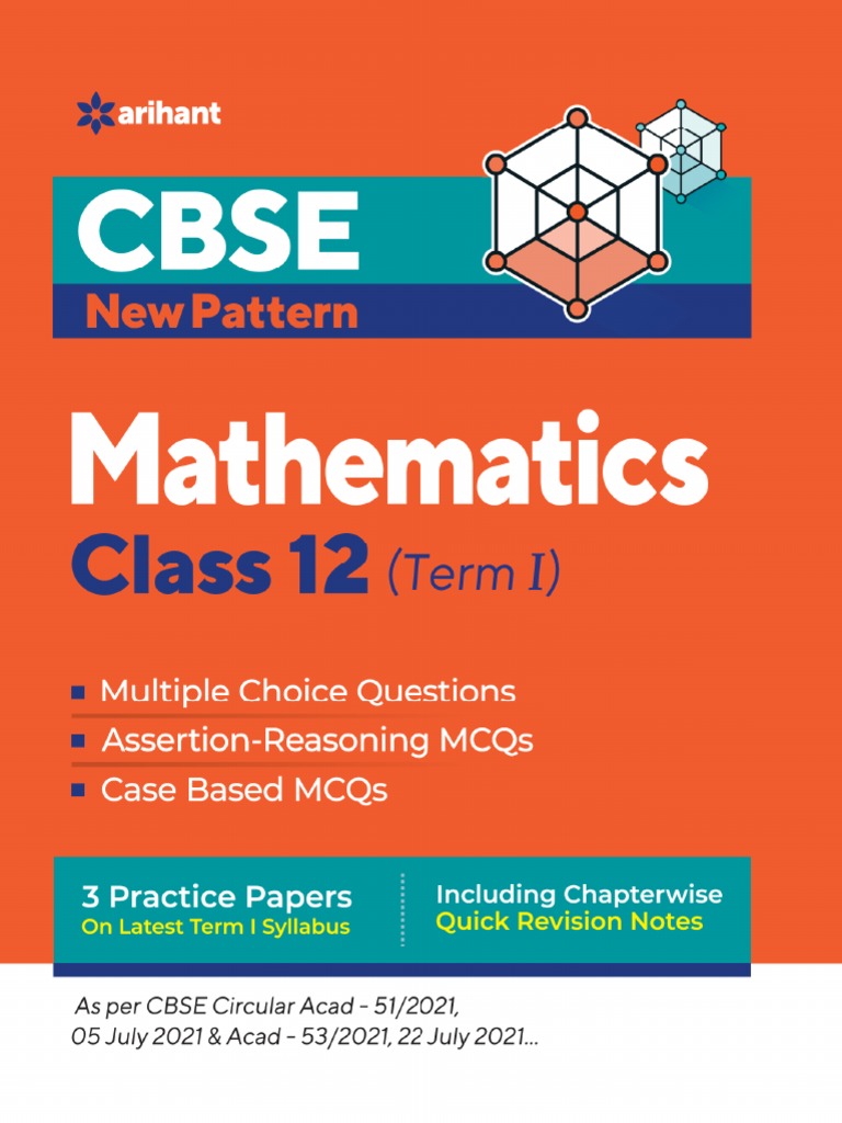 Arihant Mathematics Class 12 Term 1 - WWW - jeebOOKS.in | PDF | Home ...