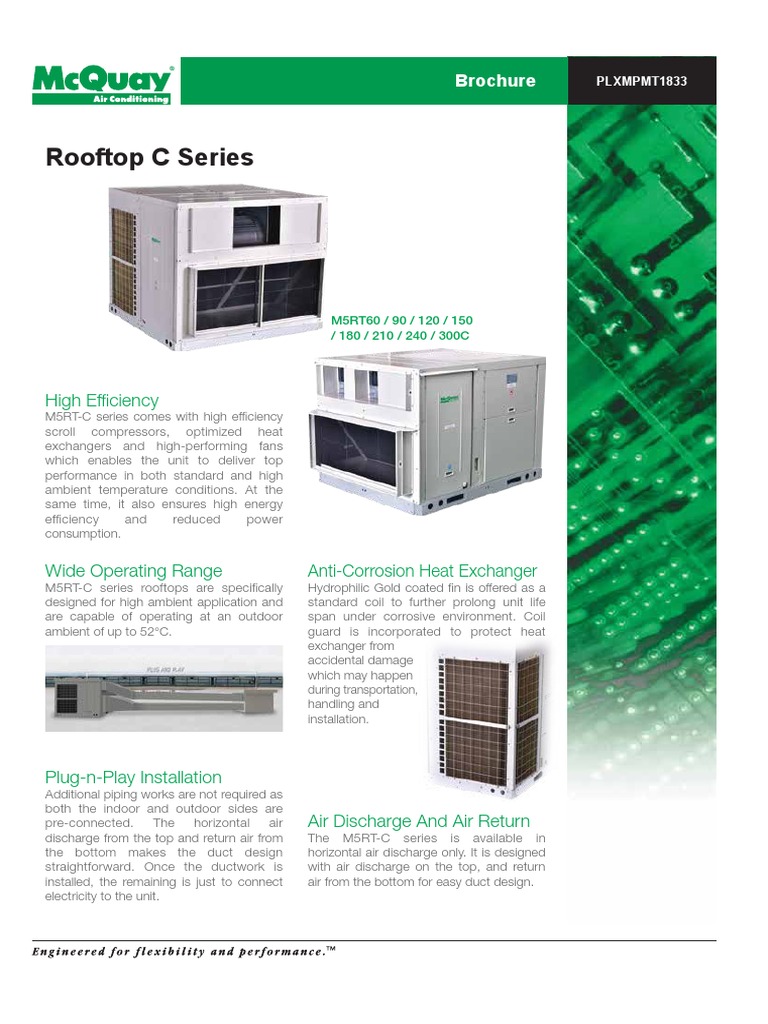 Plxmpmt1833 (Dama Rooftop) | PDF | Duct (Flow) | Mechanical Engineering