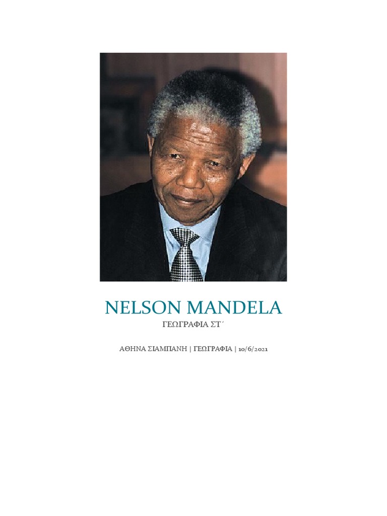 Nelson Mandela | PDF