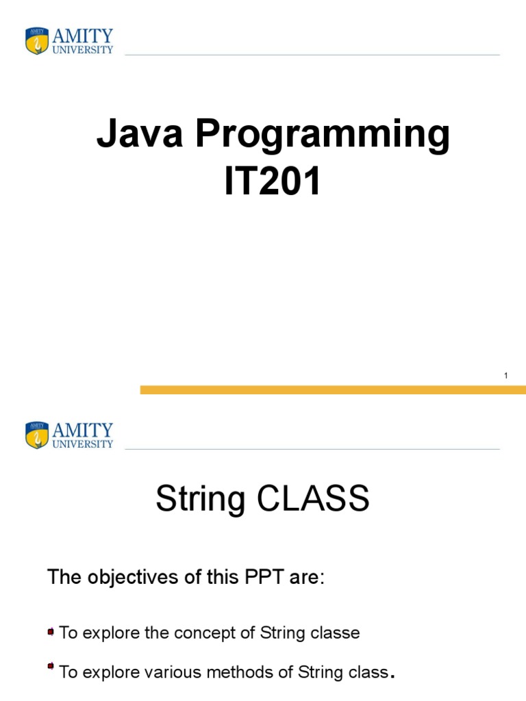 Java String Class Pdf String Computer Science Programming