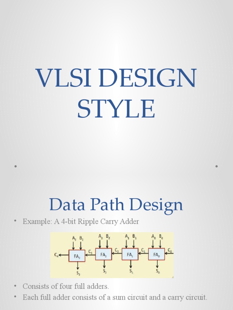 Vlsi Design Style Pdf Field Programmable Gate Array Computer Science 2784