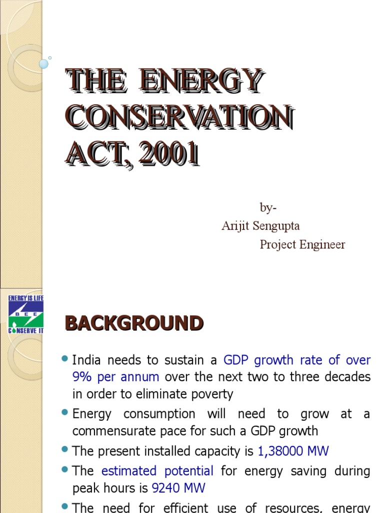 EC Act | PDF | Energy Conservation | Efficient Energy Use