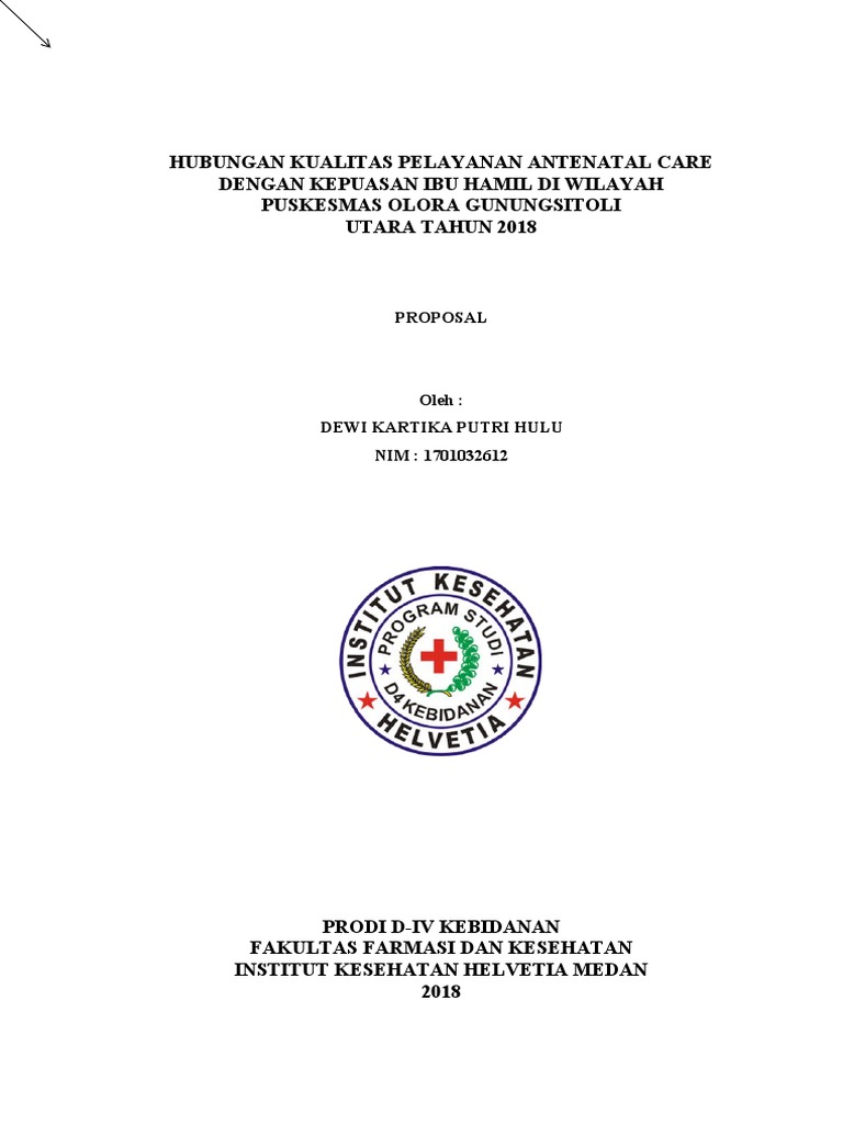 Kualitas Pelayanan Antenatal di Puskesmas | PDF | Karier & Perkembangan | Sains & Matematika