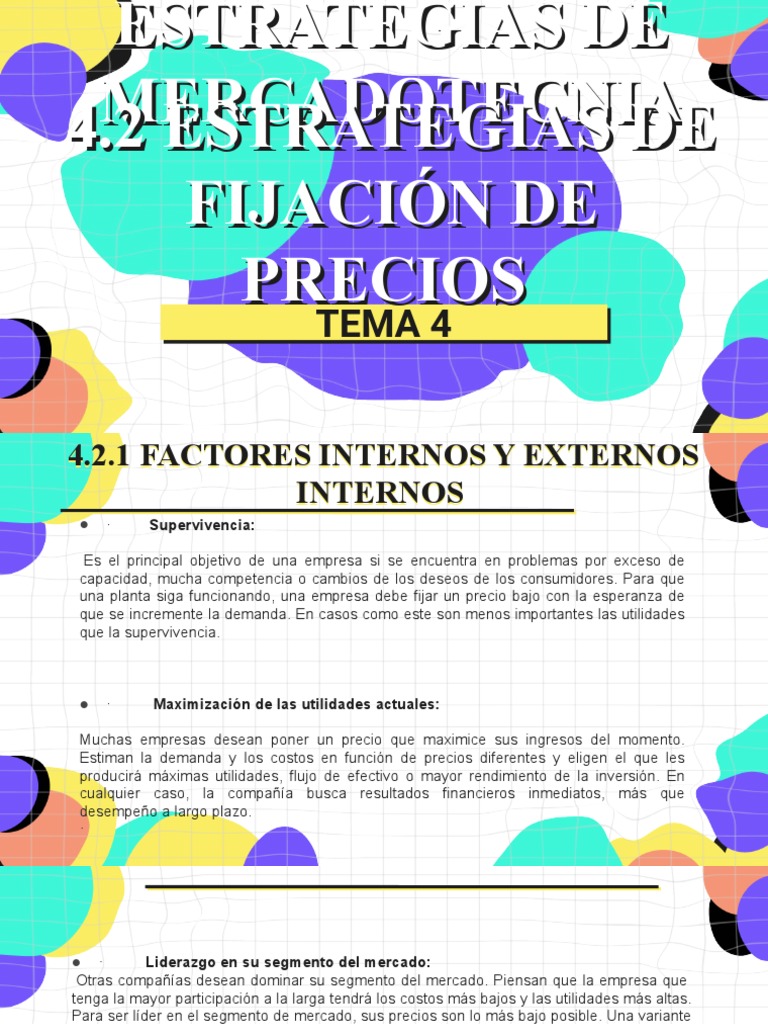 Estrategias de Fijación de Precios Efectivas | PDF | Mercado (economía ...