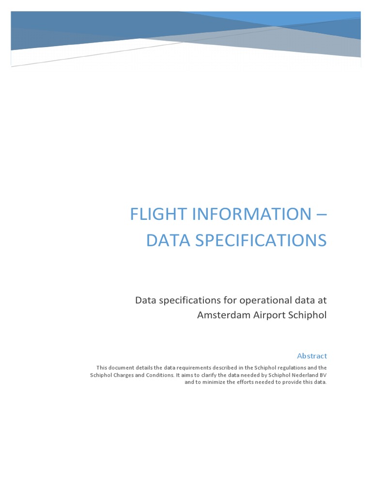4 Flight Information - Data Specifications Final Setting 31 October ...