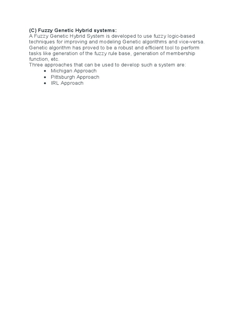 Fuzzy Genetic Hybrid Systems Pdf 