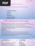 TP Equivalent de Sable | PDF