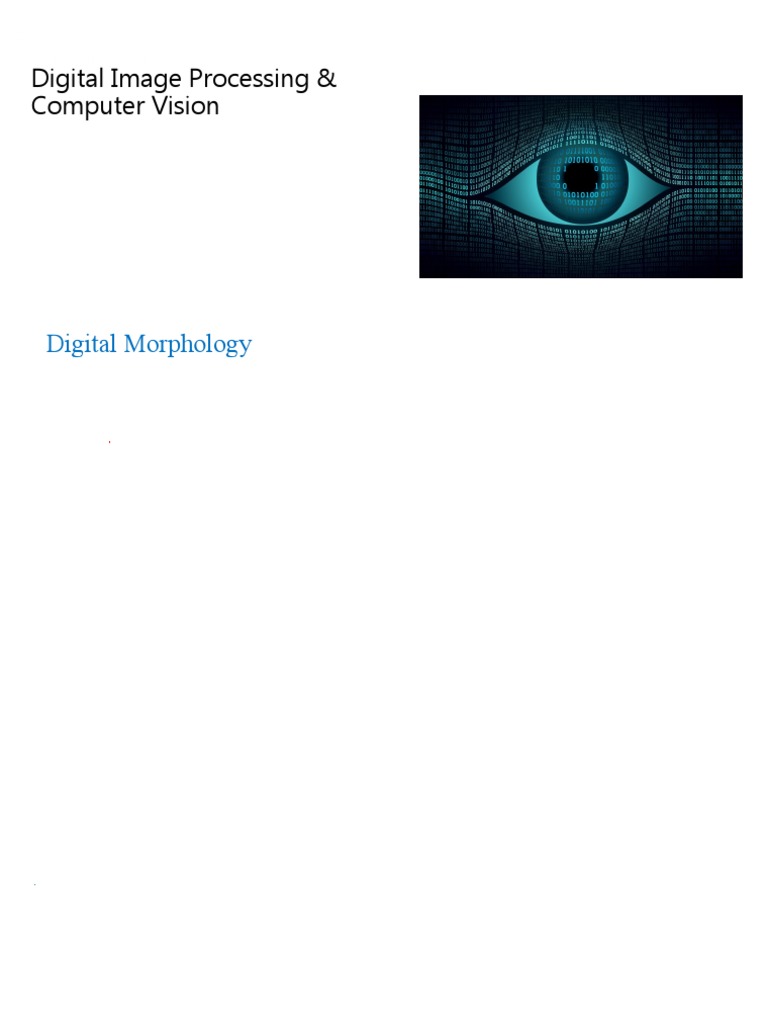 Digital Image Processing & Computer Vision | PDF | Pixel | Geometry