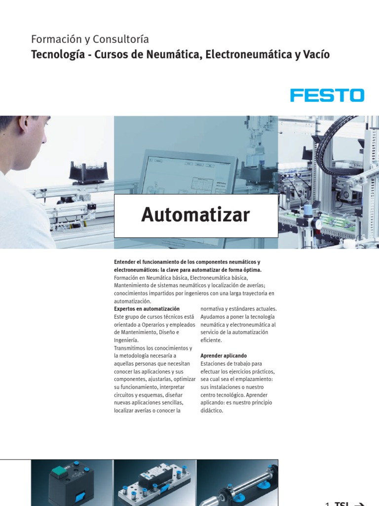TSI - Neumatica - Electro - Low FESTO | PDF | Neumático | Relé