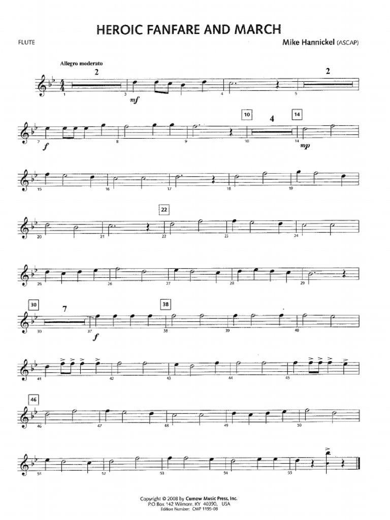 Heroic Fanfare and March | PDF