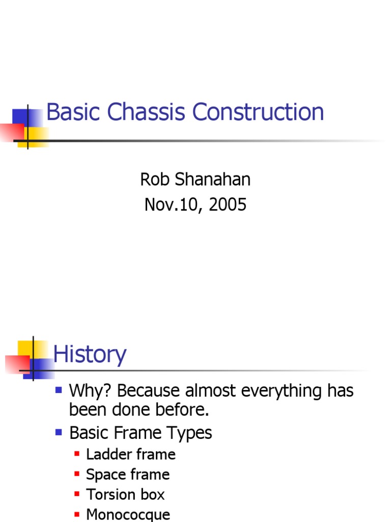 Chassis Construction Techniques Explained | PDF | Land Vehicles ...