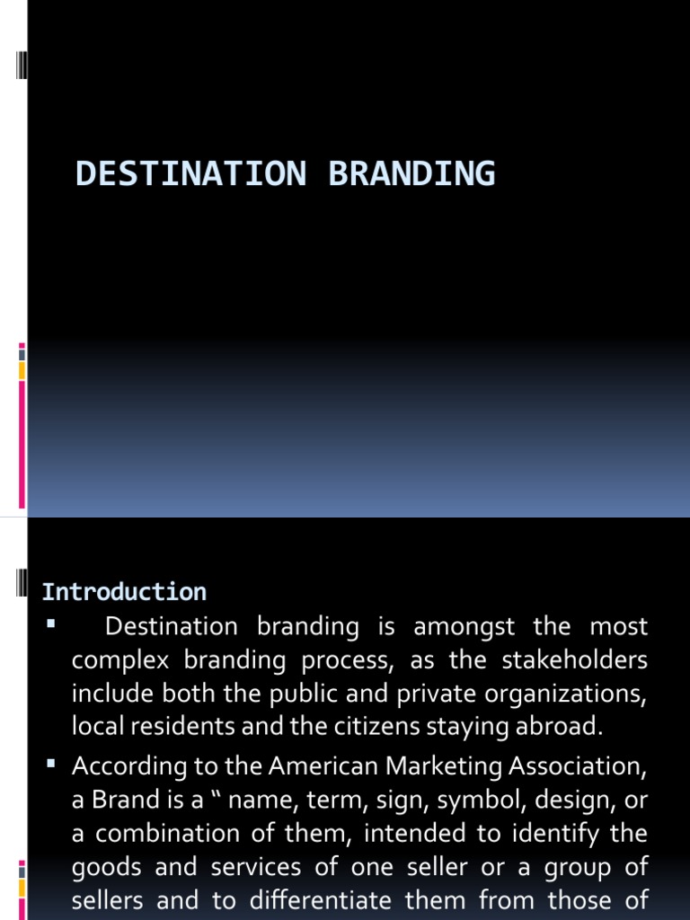 Lecture 10 Destination Branding | PDF | Brand | Business Process