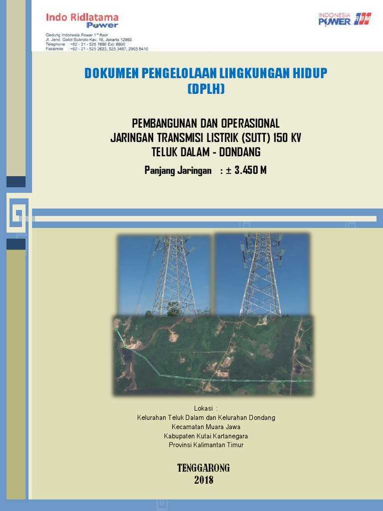 DPLH PT Indo Ridlatama Power-FINAL | PDF