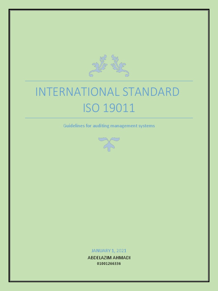Iso 19011 | PDF