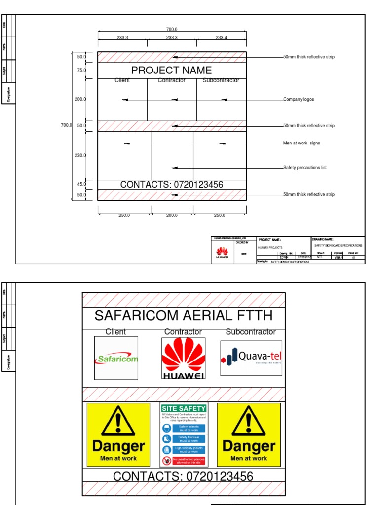 Safety Signboard | PDF
