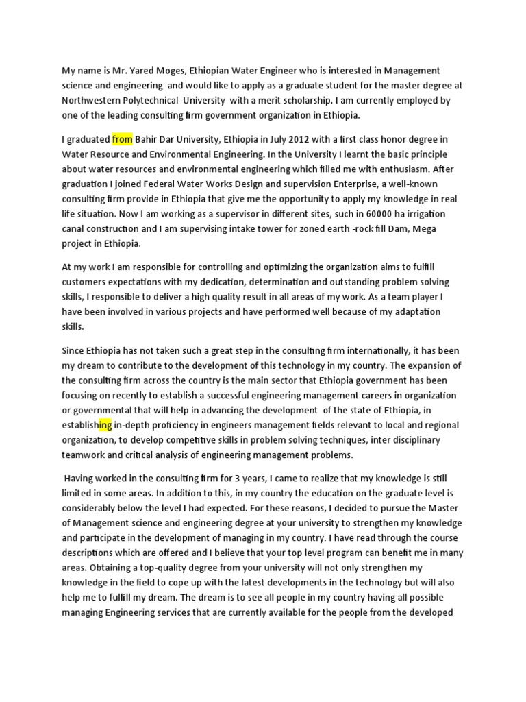 Motivation Letter | PDF | Engineering | Cognition